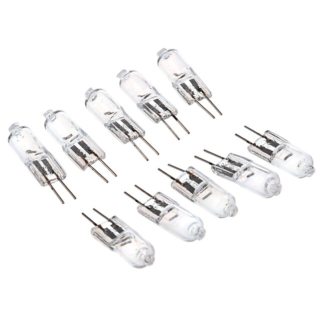 10pcs 20W Halogen Bi-pin Light Bulb 20pcs 240lm G4 Warm White 12V for ...