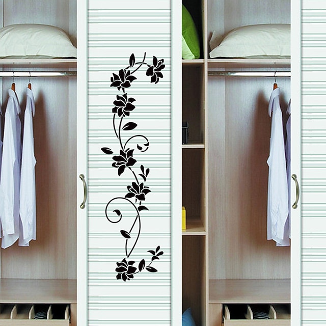 Botanical Decorative Vinyl Wall Stickers Home Decoration 30X105cm Wall ...