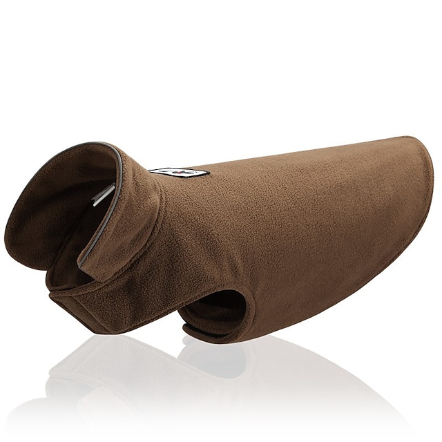 Fleece Dog Coat Pet Jacket Reflective For Cold Weather For Extra Large ...