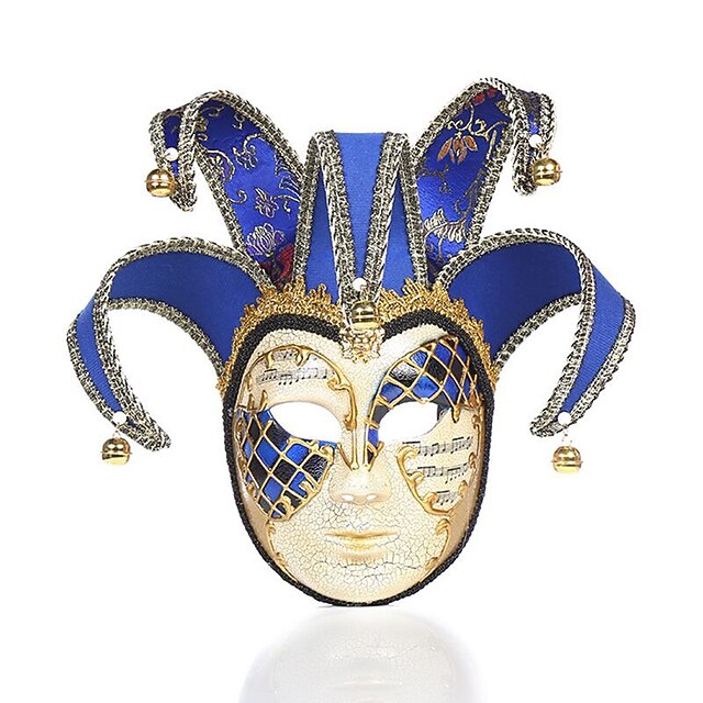 Harlequin Carnival Mask Venetian Mask Volto Full Face Adults' Men's ...