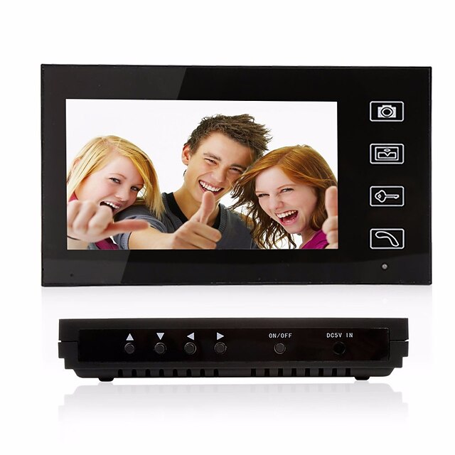 Wireless 7 inches Video Intercom Video Doorphone/Doorbell HD LCD Touch ...