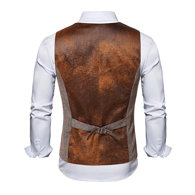 Men's Vest Waistcoat Gentleman Kingsman Retro Vintage Roaring 20s 1920s ...