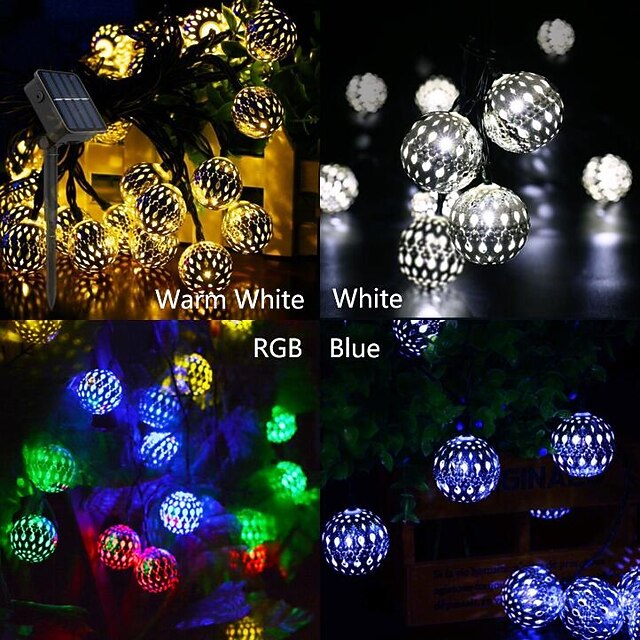 Elegant Wedding Party Reception Solar LED String Lights - Moroccan Ball ...
