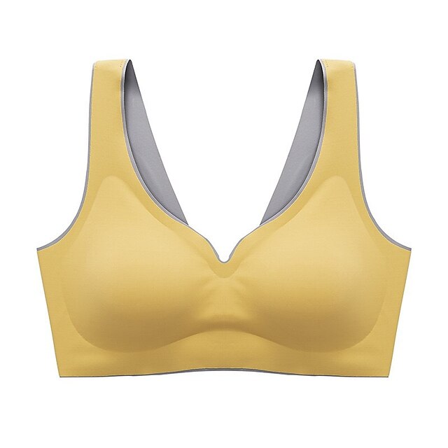 Women's Seamless Full Coverage Wireless Stretchy Daily Comfort Bra 2026 ...