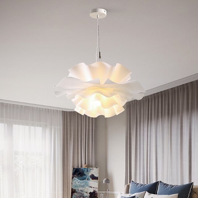 LED Pendant Light Modern White 40cm 55cm Geometric Shapes Stylish ...