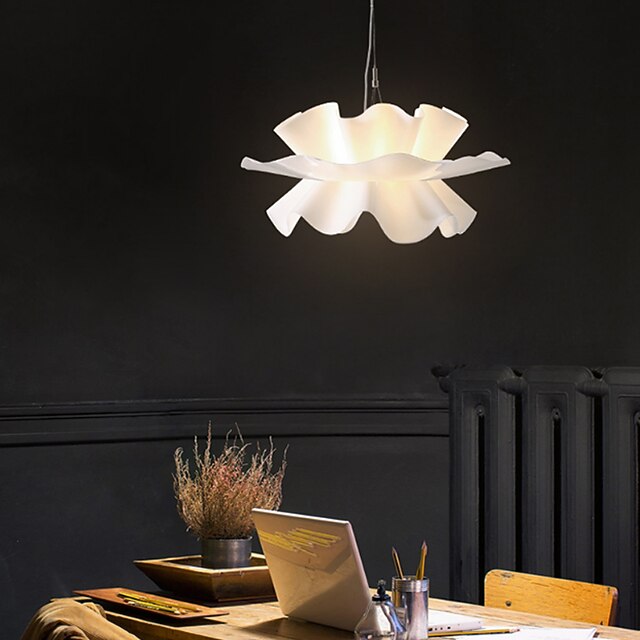 LED Pendant Light Modern White 40cm 55cm Geometric Shapes Stylish ...