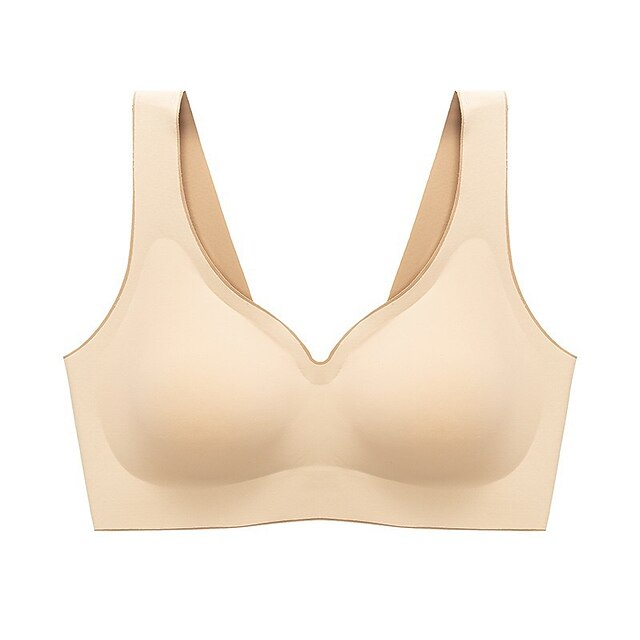 Women's Seamless Full Coverage Wireless Stretchy Daily Comfort Bra 2026 ...