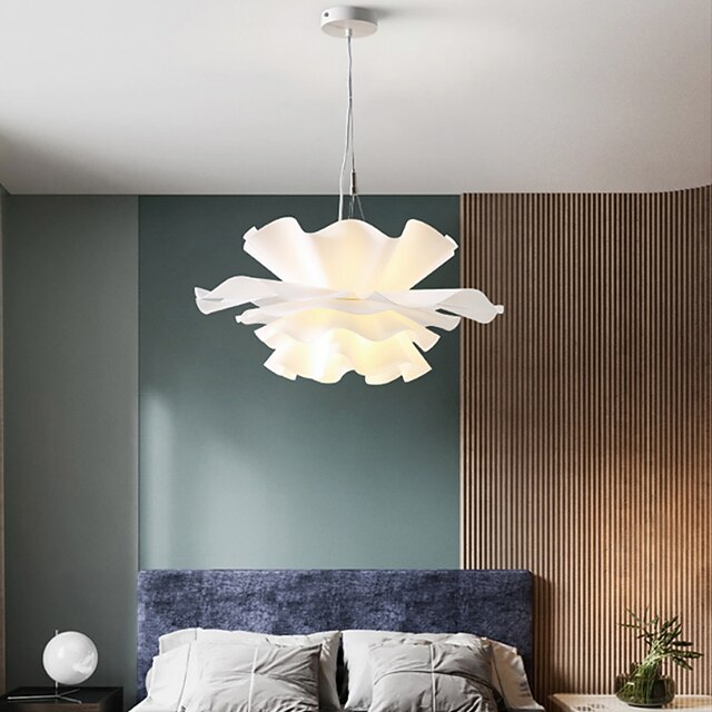 LED Pendant Light Modern White 40cm 55cm Geometric Shapes Stylish ...