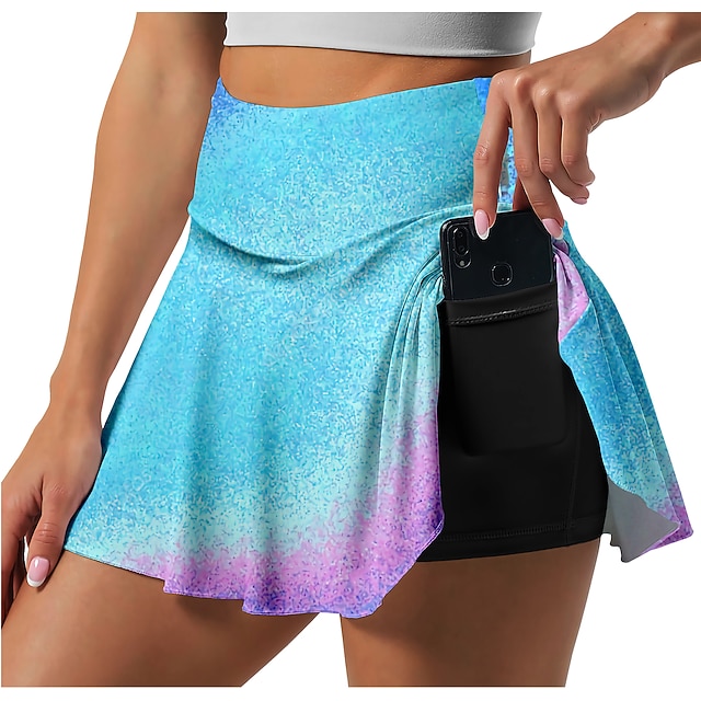 Women's Running Shorts Running Skirt Athletic Skorts Summer Bottoms ...