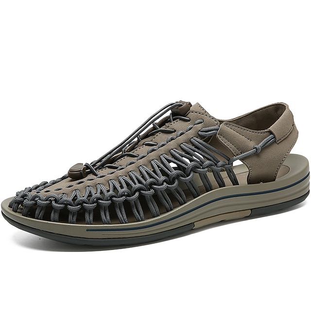 Men's Braided Rope Sports Sandals – Breathable Outdoor Water Shoes with ...
