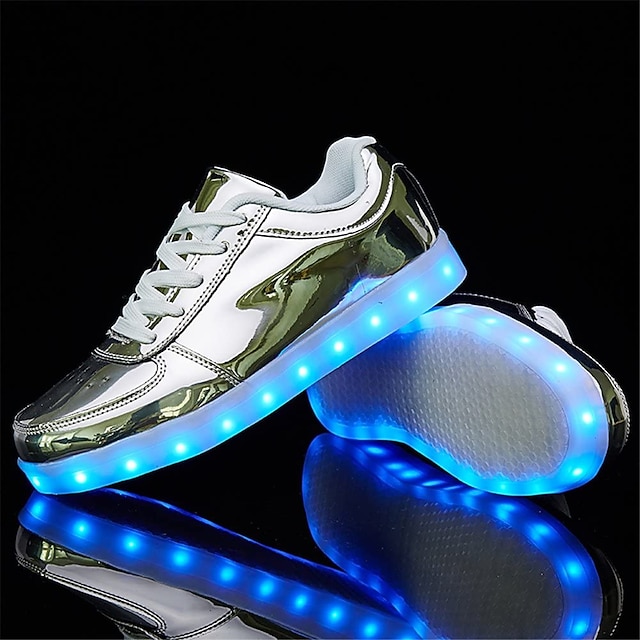 Boys Girls LED Light Up Sneakers with USB Charging for Parties and ...