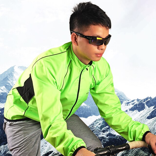 Nuckily Men's Cycling Jacket Rain Jacket Packable Waterproof Windproof ...