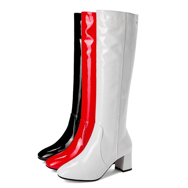 Women's Boots Costume Shoes Go Go Boots Costume Boots Daily Solid ...