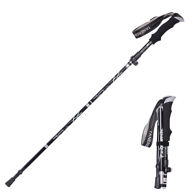 Adjust 5-section Trekking Pole Aluminum Alloy Foldable Ultra-light ...