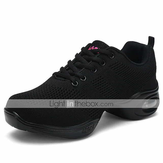 Women's Dance Sneakers Ballroom Shoes Hip Hop Salsa Shoes Practice ...