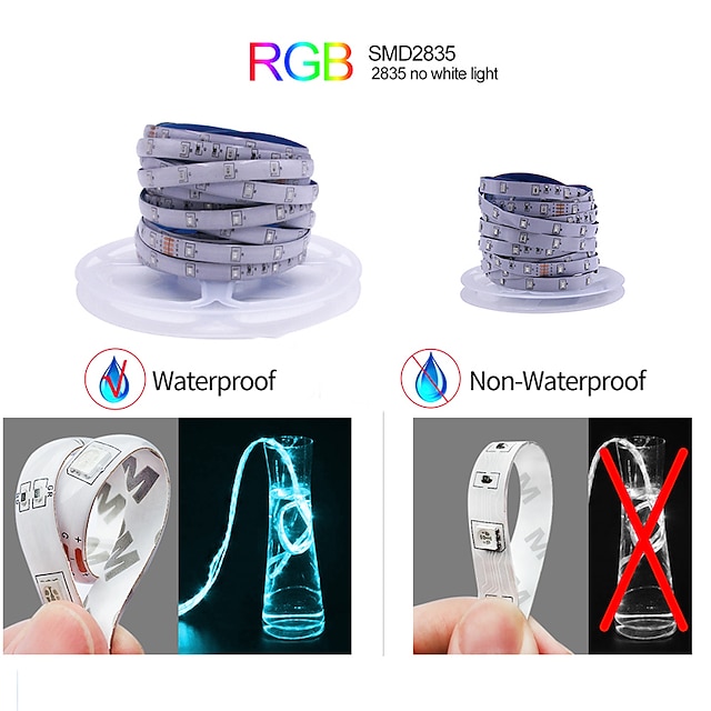 LED Strip Lights RGB 5M 10M 15M 20M LED Lights Flexible Color Change ...