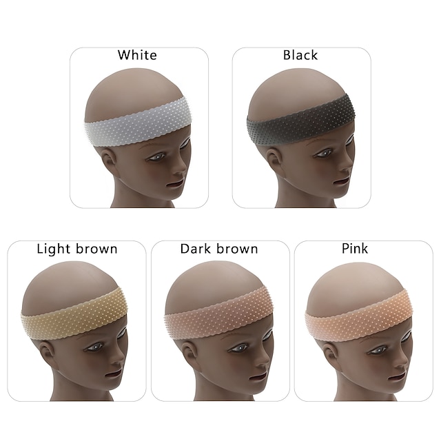 Non Slip Wig Grip Headband Transparent Silicone Wig Band Adjustable ...