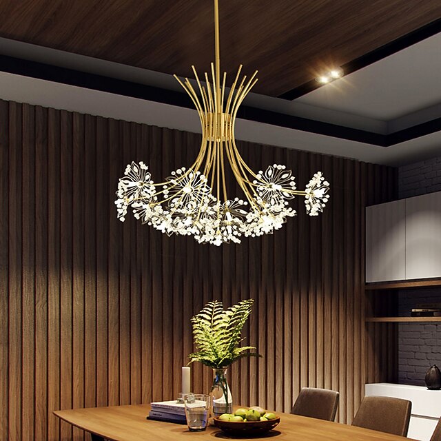 68 cm Pendant Light LED Sputnik Design Chandelier Metal Sputnik Painted ...