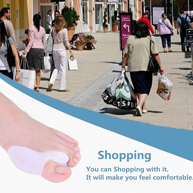 Unisex-Zehe Hallux Valgus Silikon-Bunion-Schiene Daumenkorrektor ...