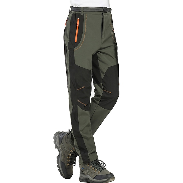 Herren Wanderhose Wanderhosen Fleece Gefütterte Hose Softshellhosen