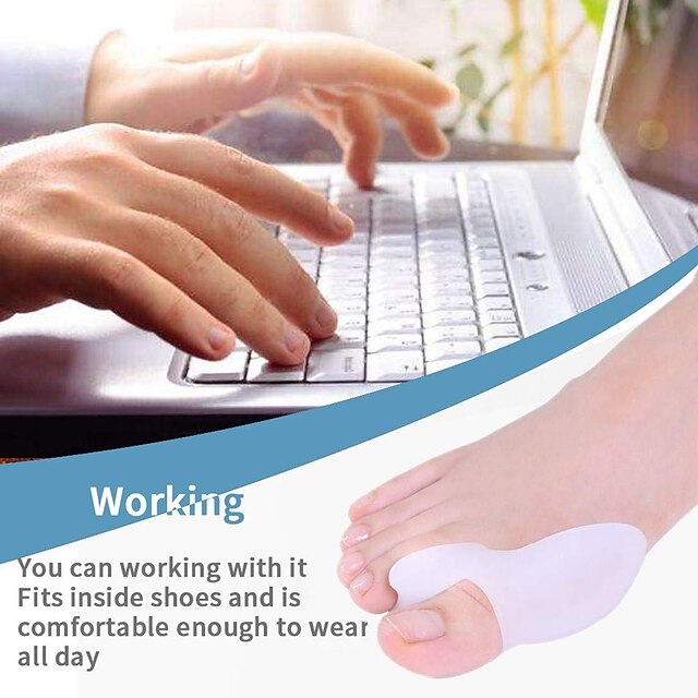 Unisex-Zehe Hallux Valgus Silikon-Bunion-Schiene Daumenkorrektor ...