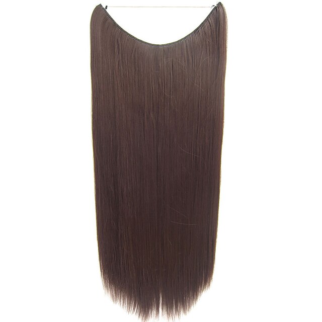 24inch 50grams 100grams Synthetic Hair Extension Gradual Color Brown ...