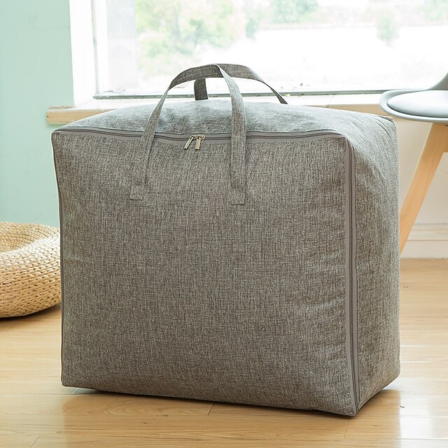 Waterproof Cotton Linen Press Line Storage Bag Finishing Bag Clothes ...