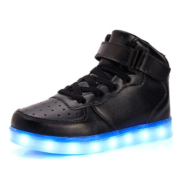Unisex LED Shoes High Top Light Up Sneakers for Women Men Girls Boys ...
