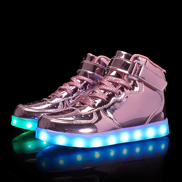 Unisex LED Shoes High Top Light Up Sneakers for Women Men Girls Boys ...