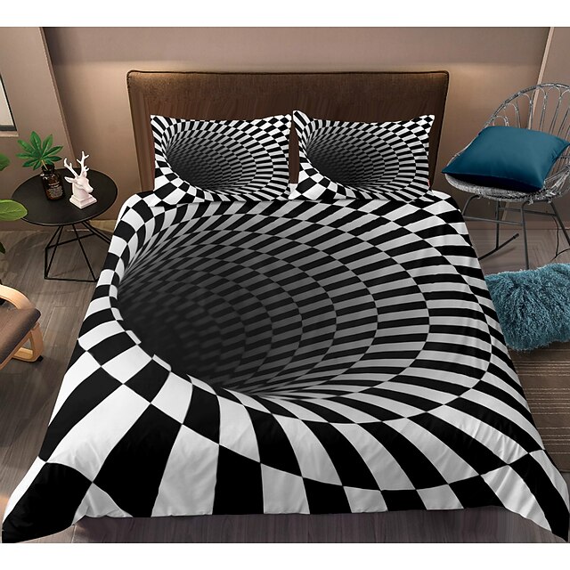 3D Vortex 3-Piece Duvet Cover Set Hotel Bedding Sets Comforter Cover ...