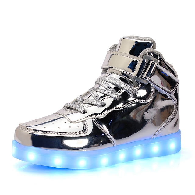 Unisex LED Shoes High Top Light Up Sneakers for Women Men Girls Boys ...