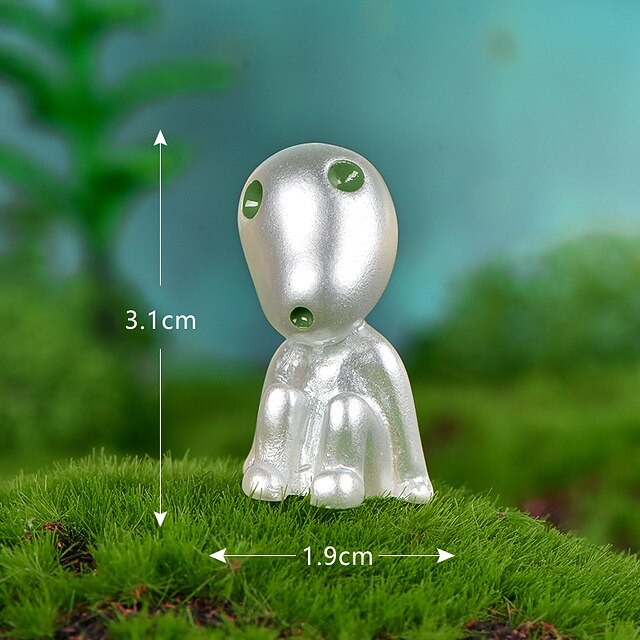 5pcs Luminous Tree Elves Spirit Princess Mononoke Micro Landscape ...