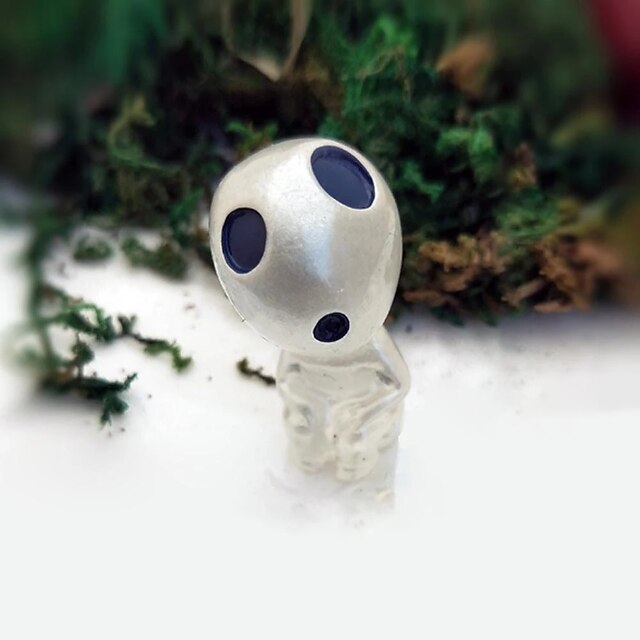 5pcs Luminous Tree Elves Spirit Princess Mononoke Micro Landscape ...