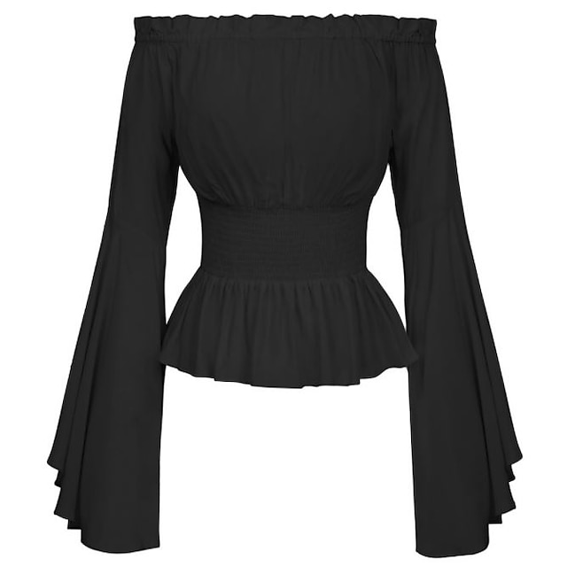 Elegant Punk & Gothic Medieval Blouse / Shirt Party Costume Normal ...