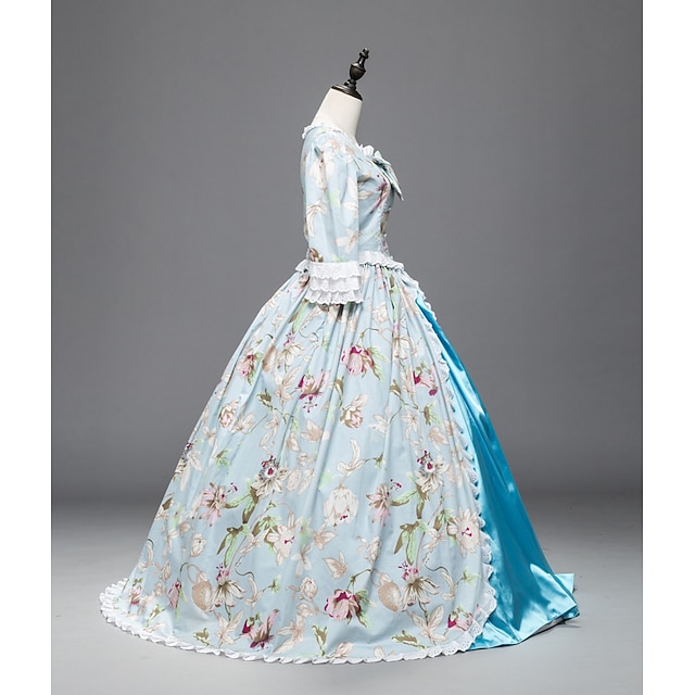 18th Century Women's Rococo Ball Gown Princess Maria Antonietta Rococo ...