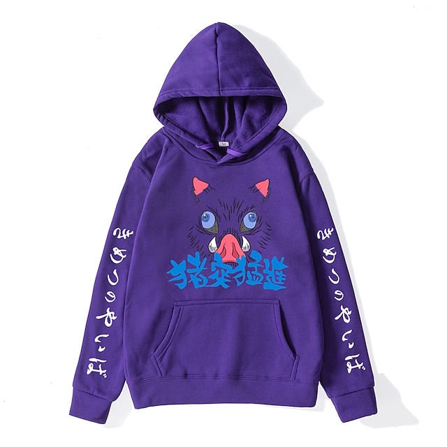 Inosuke Hashibira Sudadera Dibujos Manga Anime Harajuku Gráfico Kawaii ...