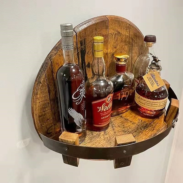 Wooden Wine Spirit Display Stand Console Item Storage Countertop ...