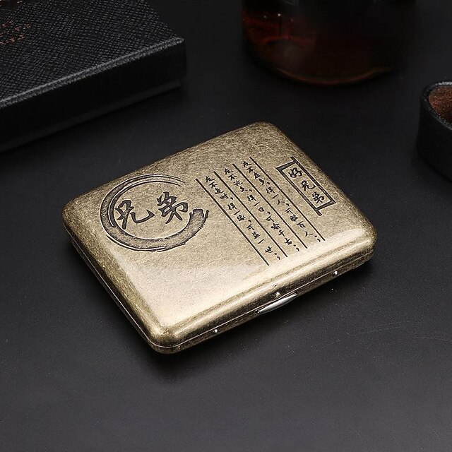 Vintage Cigarette Case with Both Sides Open to Support Generation of ...
