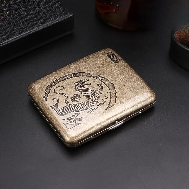 Vintage Cigarette Case with Both Sides Open to Support Generation of ...