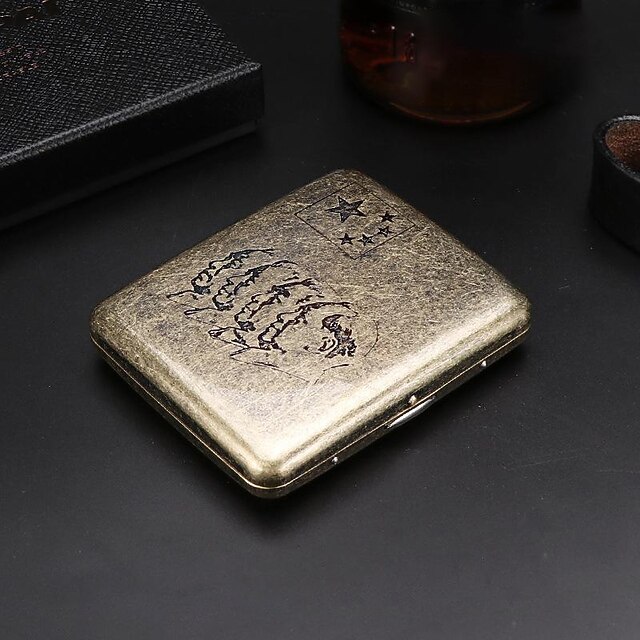 Vintage Cigarette Case with Both Sides Open to Support Generation of ...