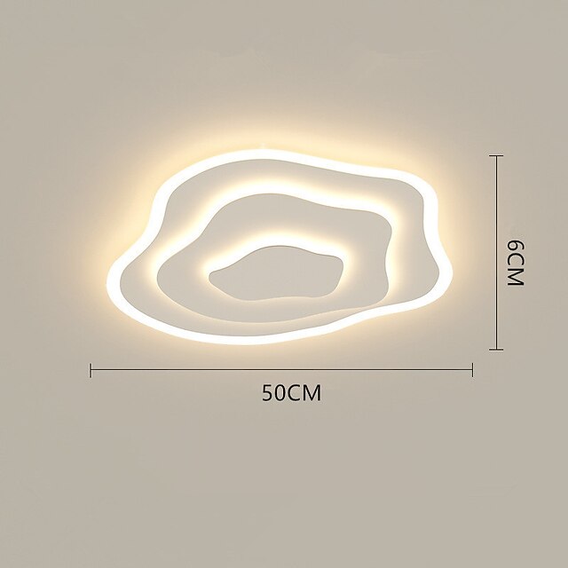 50/60 cm Modern Ceiling Light LED Hall Lamp Creative Bedroom Study Lamp ...