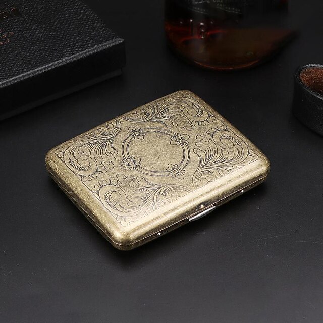 Vintage Cigarette Case with Both Sides Open to Support Generation of ...
