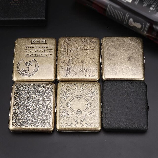 Vintage Cigarette Case with Both Sides Open to Support Generation of ...