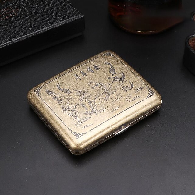 Vintage Cigarette Case with Both Sides Open to Support Generation of ...