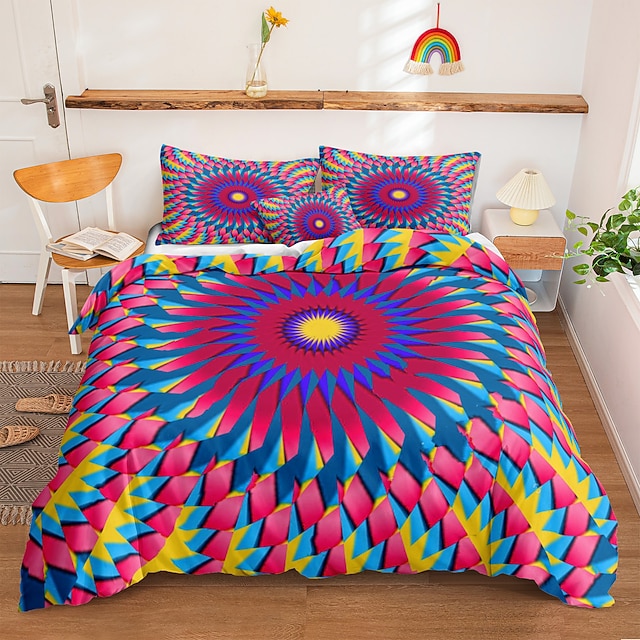3D Vortex 3-Piece Duvet Cover Set Hotel Bedding Sets Comforter Cover ...