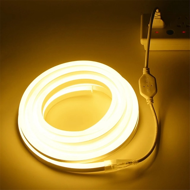led neon kötél lámpa rugalmas vízálló neon szalag lámpa 220v-240v neon ...