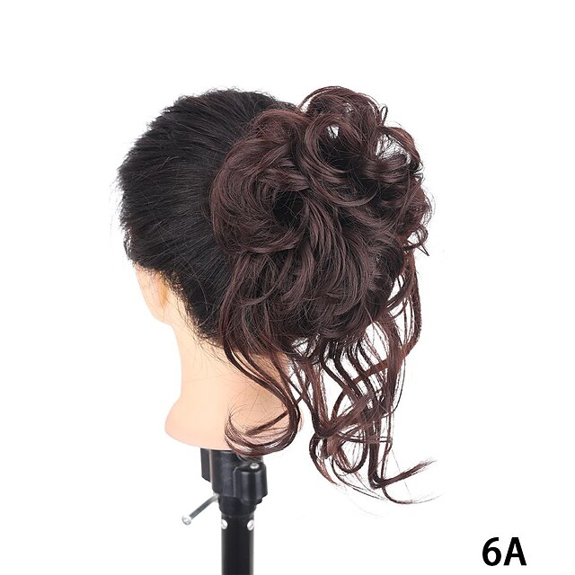 factory wholesale foreign trade synthetic wig bun hair ring messy hair ...