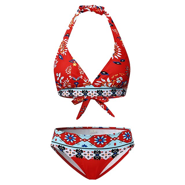Damen Badeanzug Bikinis 2 Stück Badeanzüge Bademode Halfter 2 Teilig