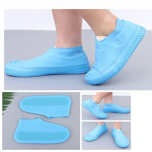 Unisex Non-Slip And Rain-Proof Shoe Cover Outdoor Rainy Weather ...