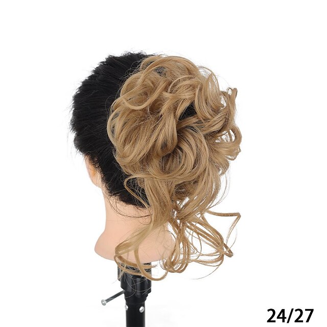 factory wholesale foreign trade synthetic wig bun hair ring messy hair ...